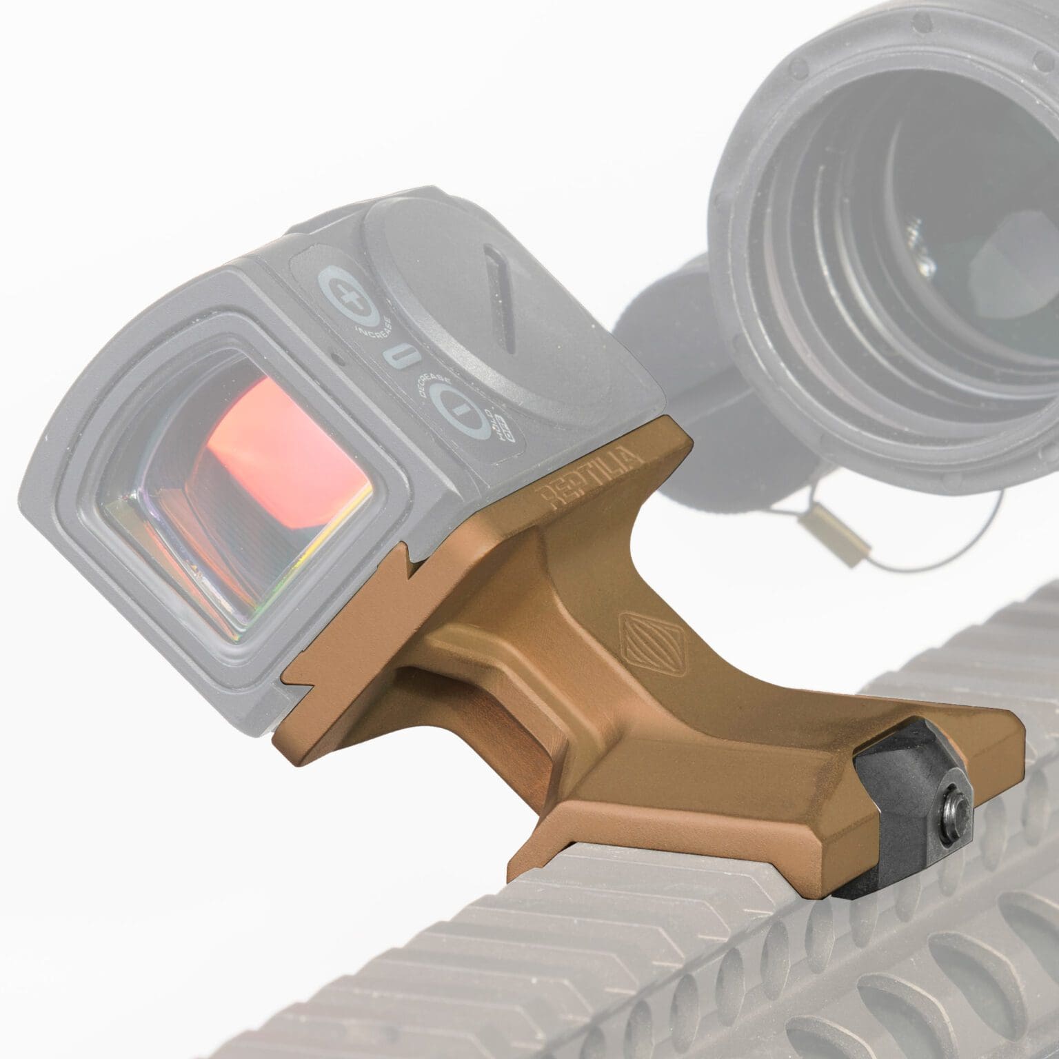 DOT MOUNT - OFFSET - FOR AIMPOINT® ACRO P1/P2 AND STEINER® MPS — Reptilia