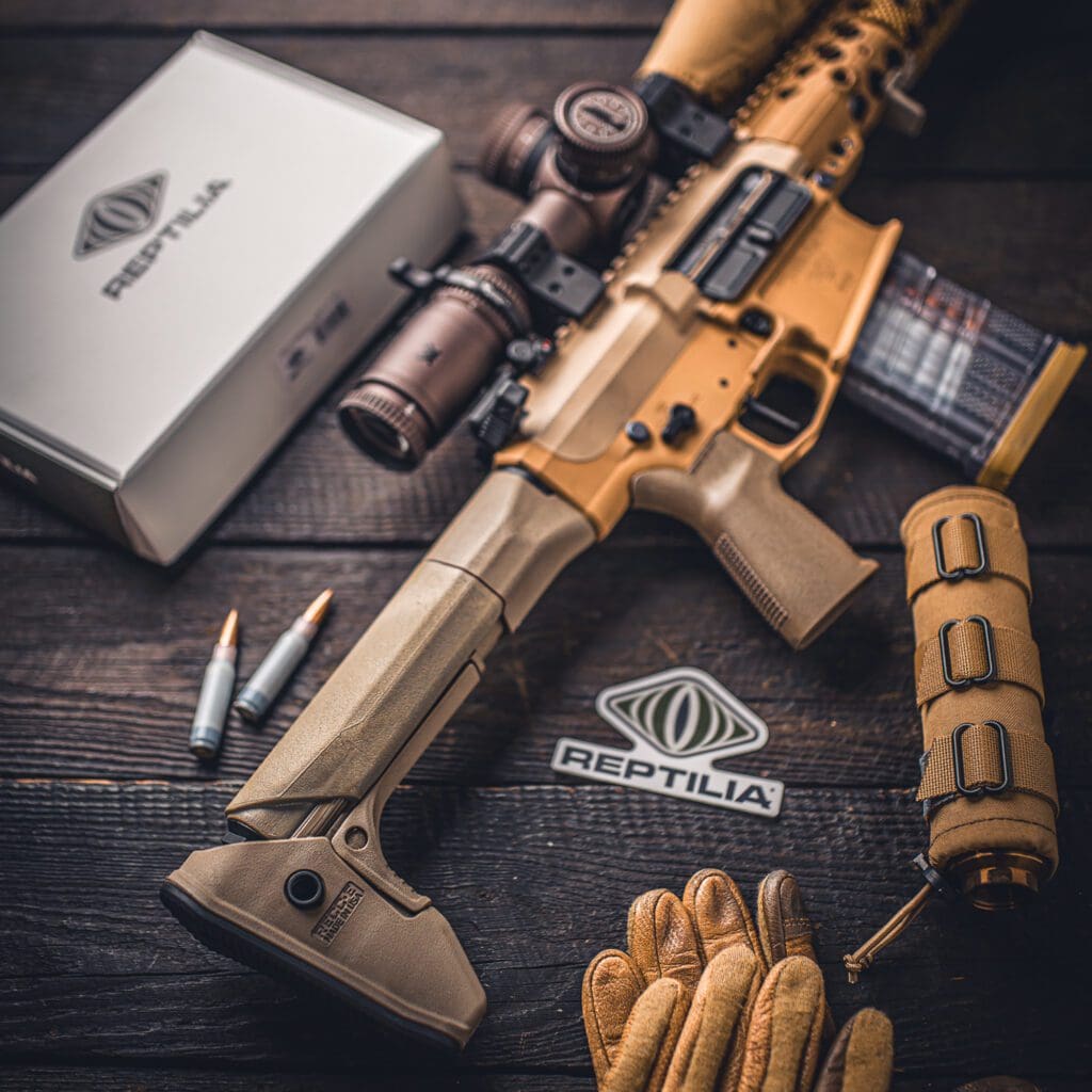 RECC·E™ CARBINE STOCK For SR-25 / A5 / AR-10 — Reptilia